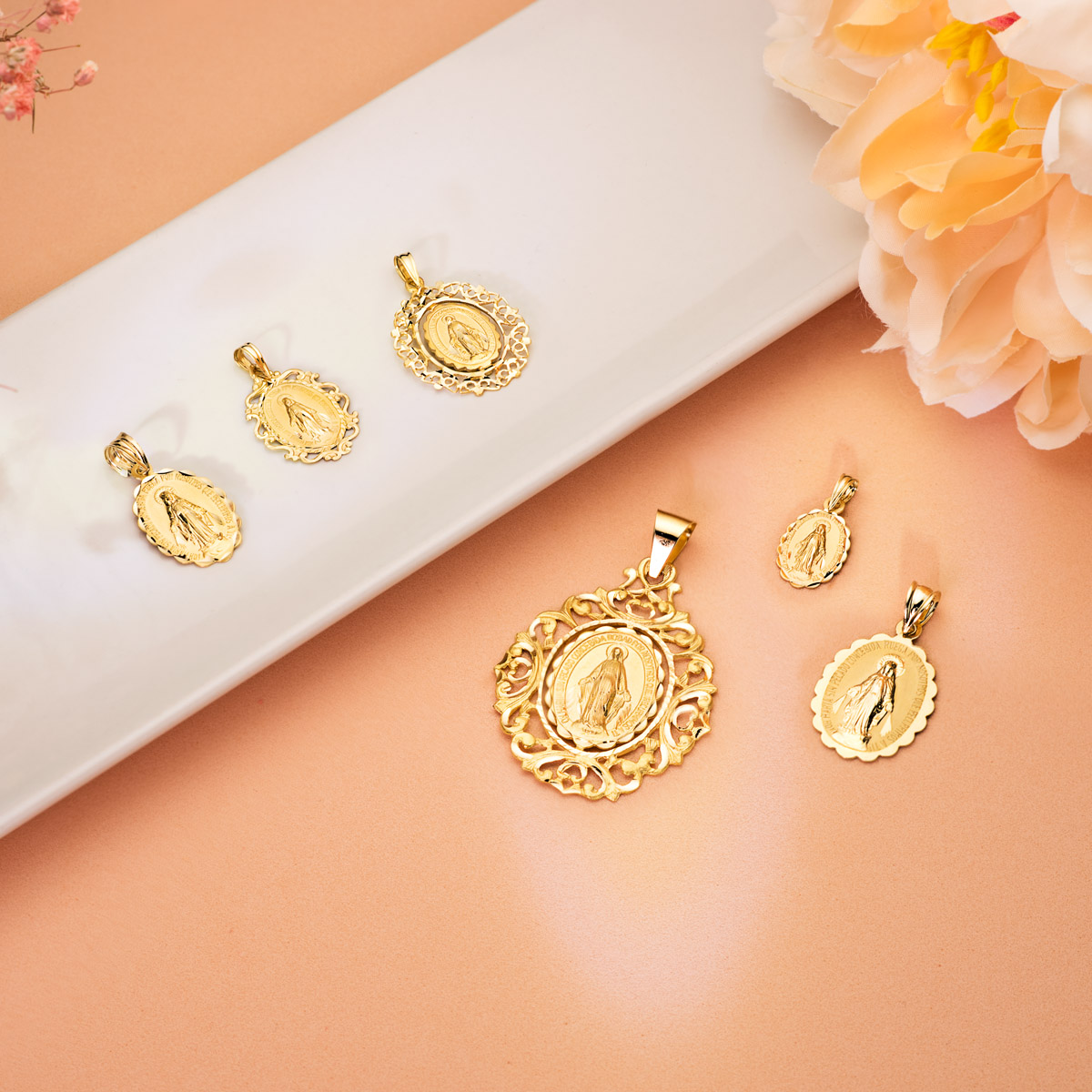 Medallas de la Virgen Milagrosa - Caprichos de Oro